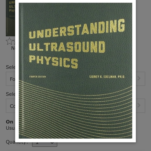 Office | Understanding Ultrasound Physics Sidney Edelman | Poshmark